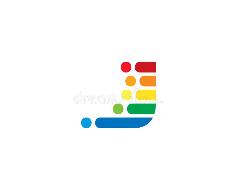 Colorful Letter Speed Pixel Icon Logo Design Element Stock Vector ...