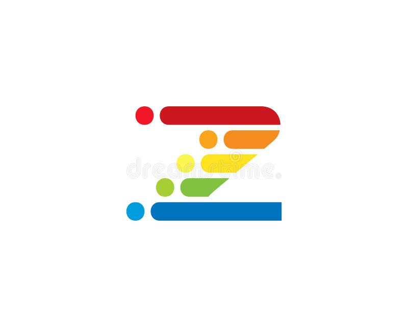Colorful Letter Speed Pixel Icon Logo Design Element Stock Vector ...
