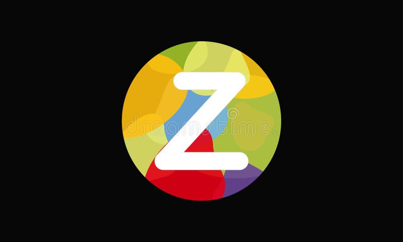 Colorful Letter Z Logo Design Vector Template. Abstract Technology ...