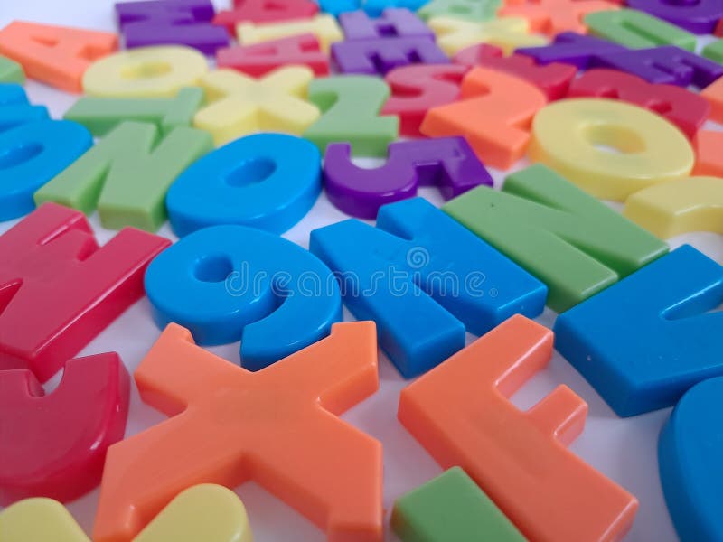 Colorful Letters of the Alphabet Stock Image - Image of teach, educate ...