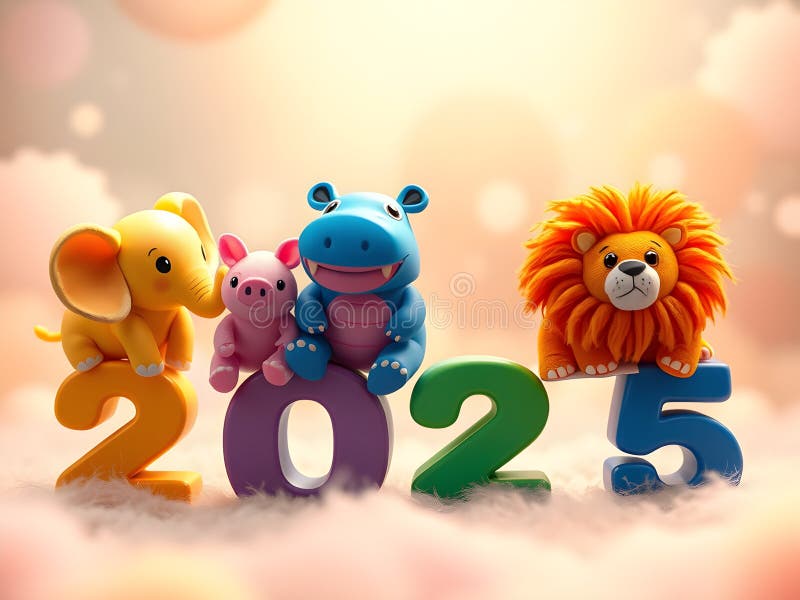 The Colorful Letters 2025 with Colorful an Animals Dolls, Generative AI ...