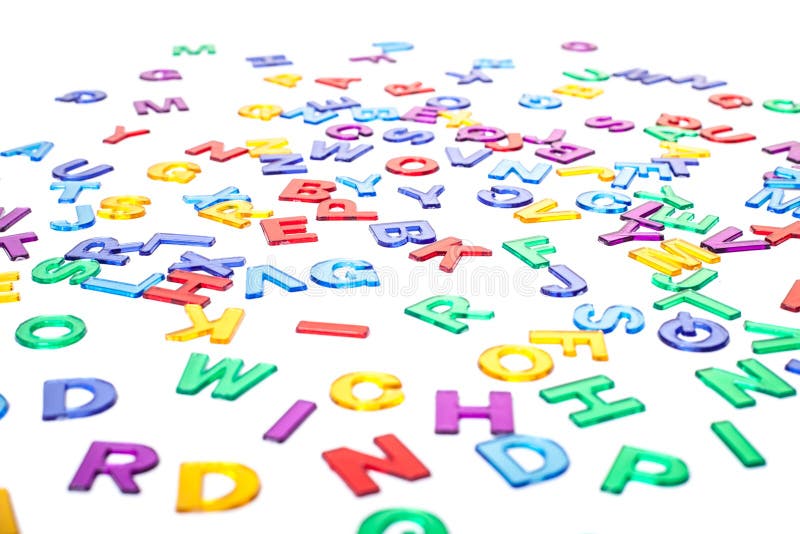 Colorful Letters Background Stock Photo - Image of gold, wallpaper ...