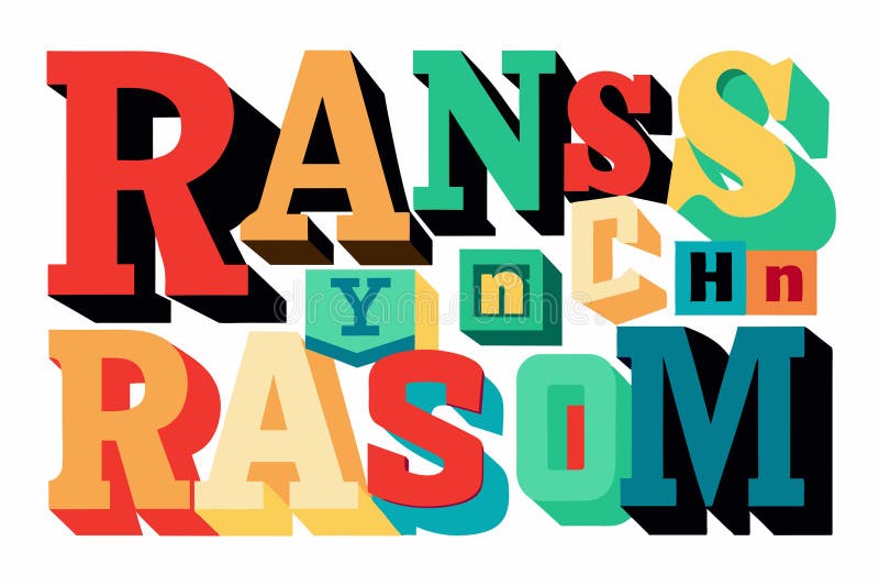 Colorful Letters Shaped into a Ransom Note Display Unique Designs and ...