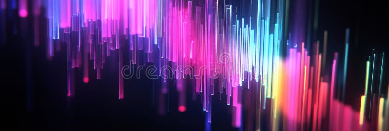 Colorful Light Bars Create a Mesmerizing Visual Display of Energy and ...