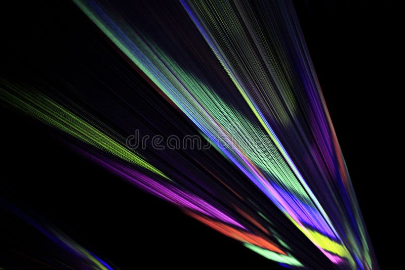 Colorful Light Beam from a Video Projection Stock Image - Image of blur ...