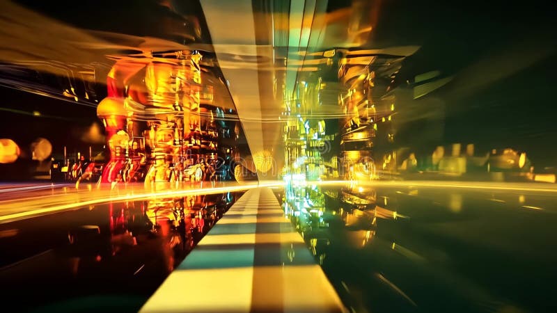 Light Beams Create Mesmerizing Optical Illusions in Vibrant Urban ...