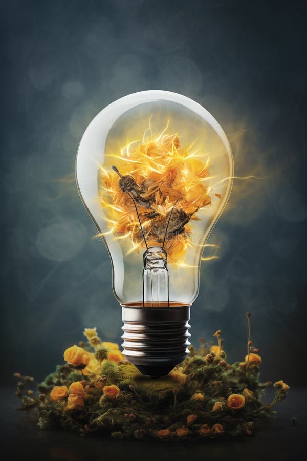Colorful Light Bulb Illustration. Creative Ideas Unleashed: Exploring ...
