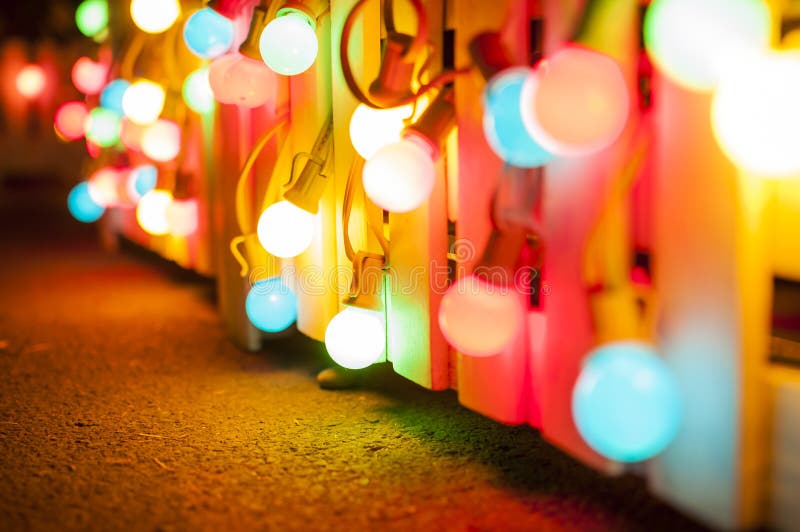 Colorful light bulbs editorial photo. Image of yellow - 29244091