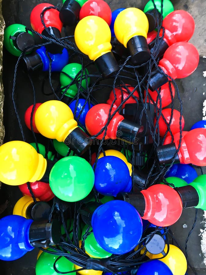 Colorful light bulbs stock image. Image of bulb, lightbulb - 85338635