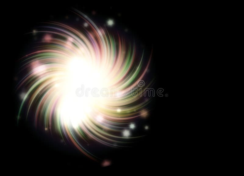 Exploding of Star in Space stock illustration. Illustration of glowing ...