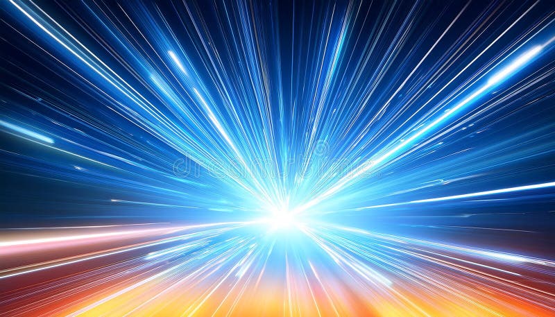 Colorful Light Burst, Laser Pointer, Modern Abstract Background, Fast ...