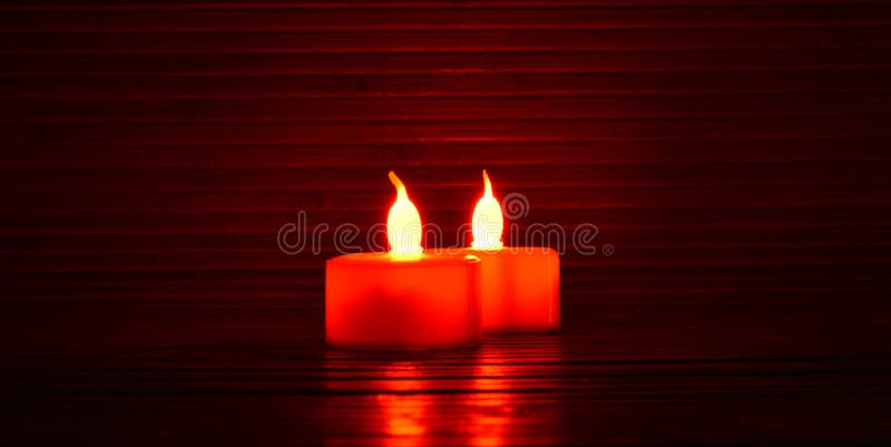 Colorful Light Coming Out of LED Lights in Pitch Dark Night Stock Image ...