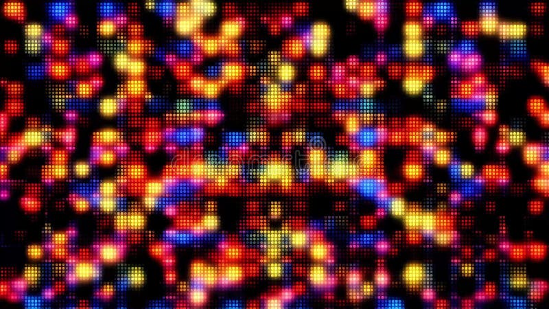 Colorful Light Display Creates Vibrant Patterns in Dark Environment ...