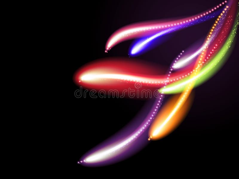 Colorful Light Effect stock illustration. Illustration of effect - 42968083
