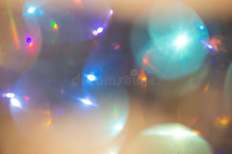 Colorful Light Leaks in the Shape of Circles. Background Overlay Stock ...