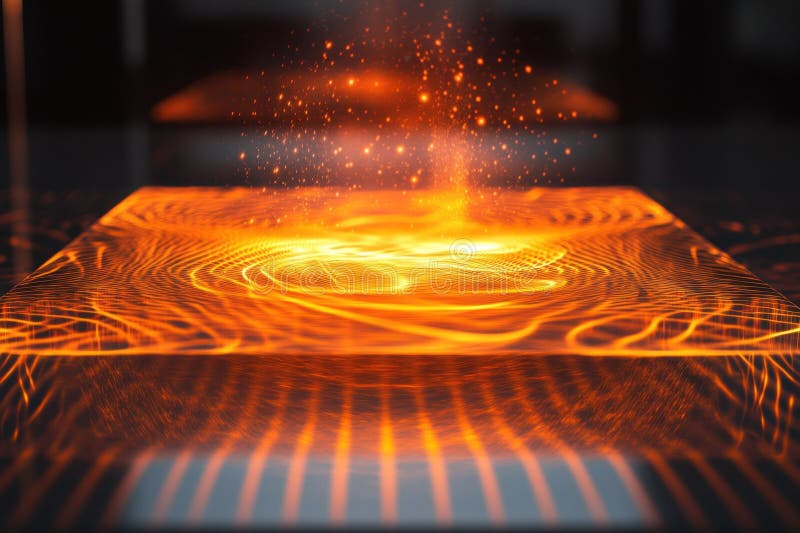 Colorful Light Patterns Emerge from Glowing Surface in Experimental ...