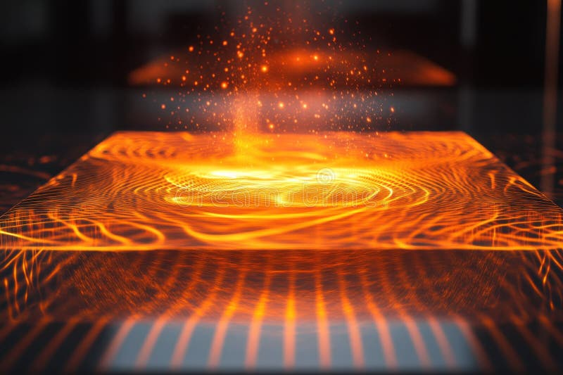 Colorful Light Patterns Emerge from Glowing Surface in Experimental ...