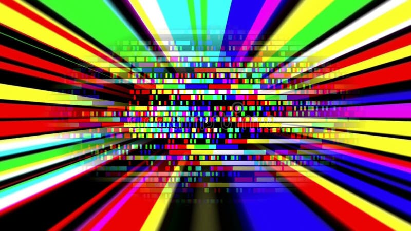 Colorful Light Rays and Pixels Stock Footage - Video of effect, element ...