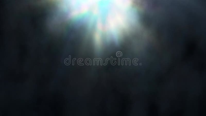 Colorful Light Rays through the Smoke in the Dark Stock Video - Video ...