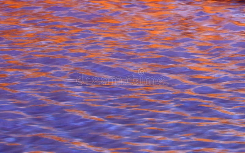 Colorful Light Reflect on the Water Stock Image - Image of clean, color ...