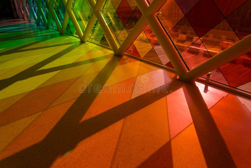 Colorful Light Shadow Glass Stock Photo - Image of light, decoration ...