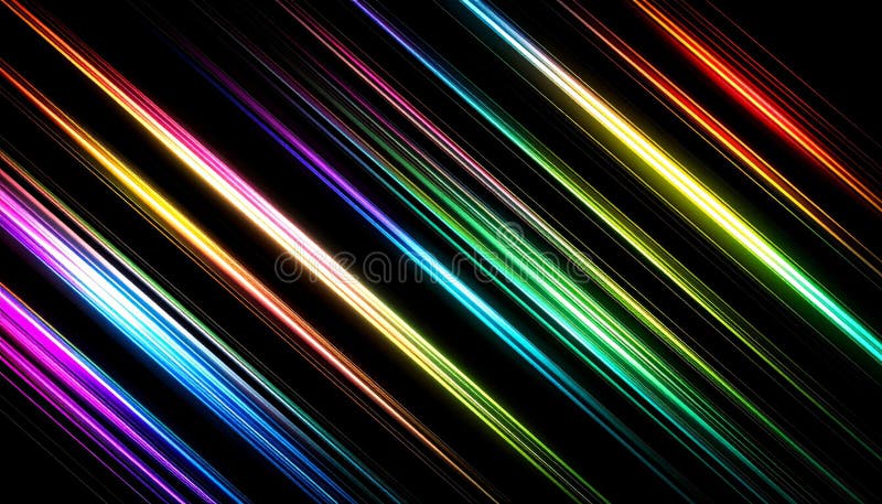 Colorful Light Streaks Abstract Background Stock Illustration ...