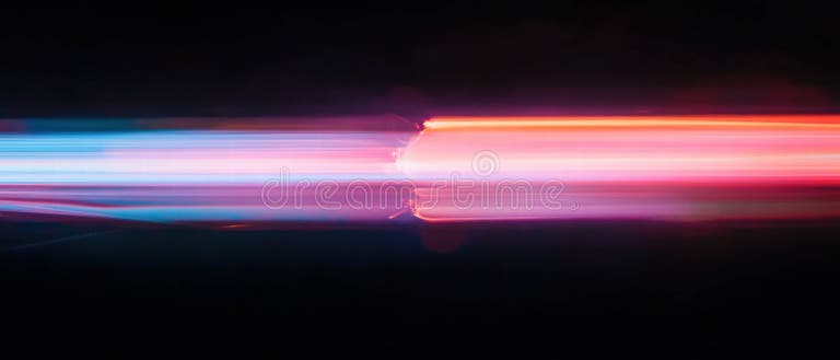 Colorful Light Streaks Create Dynamic Abstract Textures and Patterns in ...