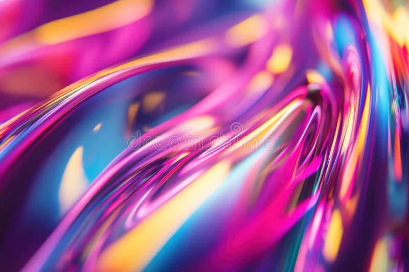 Colorful Light Streaks Create Vibrant Abstract, Glowing Background and ...