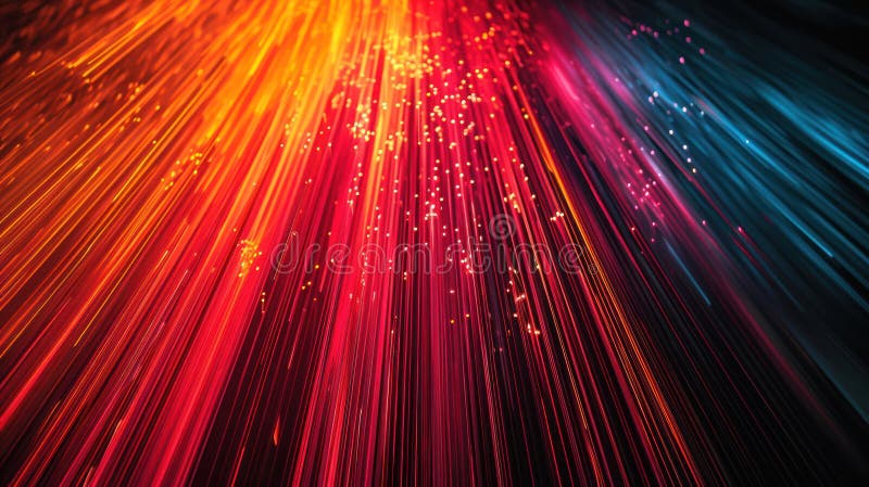 Colorful Light Streaks Creating a Vibrant Gradient Stock Image - Image ...