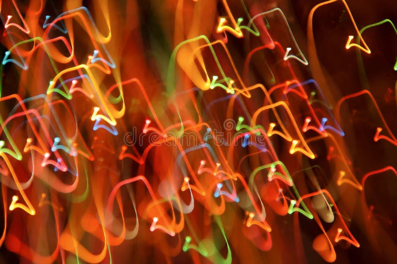 Colorful Light Trails in Abstract Patterns Against a Black Background ...
