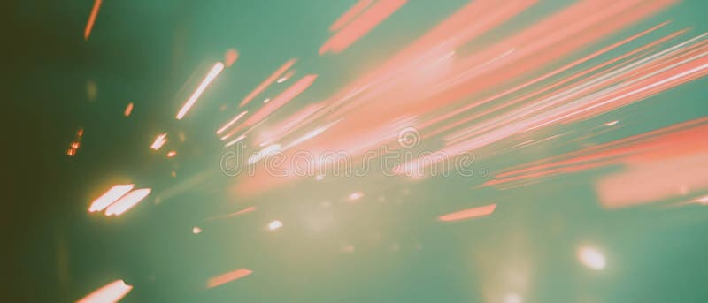 Dynamic Light Streaks Creating Vibrant and Energetic Movement in an ...