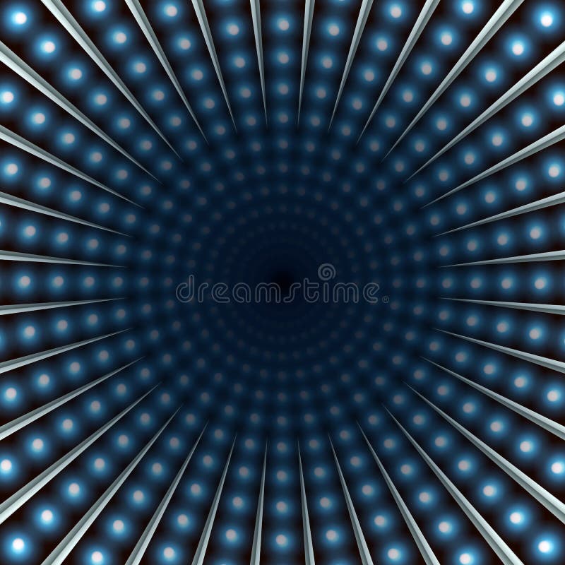 Colorful Light Tunnel Abstract Background. Stock Vector - Illustration ...