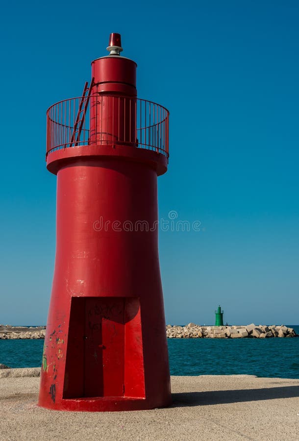 Lighthouses in Southern Italy Editorial Photo - Image of coastline ...