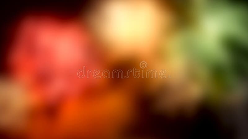 Colorful Lighting in Green, Gold and Red Tone in Blurred Background ...