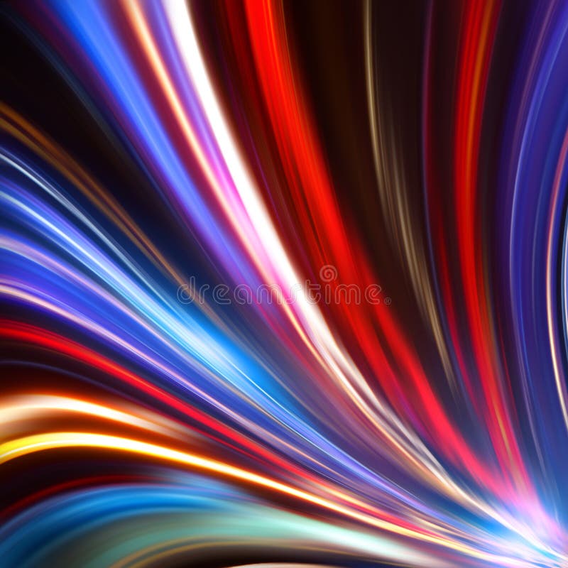 Colorful lighting of speed stock illustration. Illustration of abstract ...