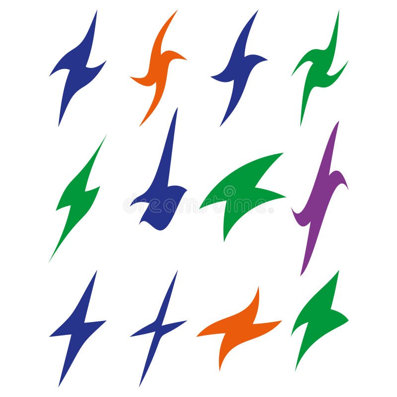 Thunder Flash Illustration Symbol Stock Illustrations – 29,679 Thunder ...