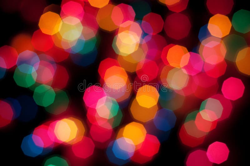 Colorful lights bokeh stock photo. Image of romantic - 17007924