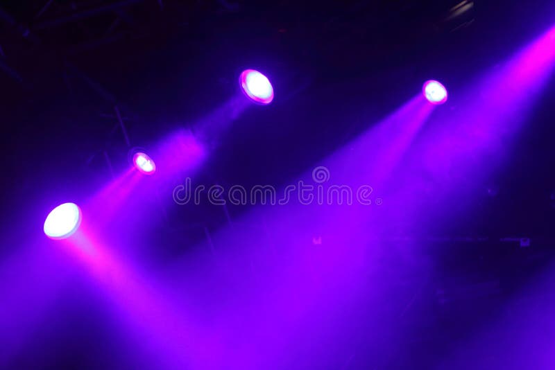 Colorful lights in a stage stock photo. Image of event - 10023182
