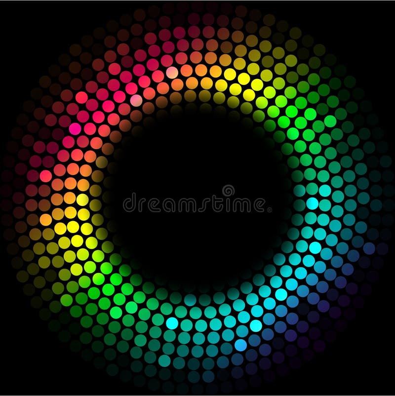 Colorful Disco Lights Frame Stock Vector - Illustration of fireworks ...