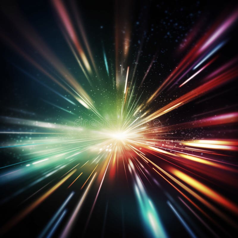 Colorful Line Line Splash Explosion. Abstract Stock Image - Image of ...