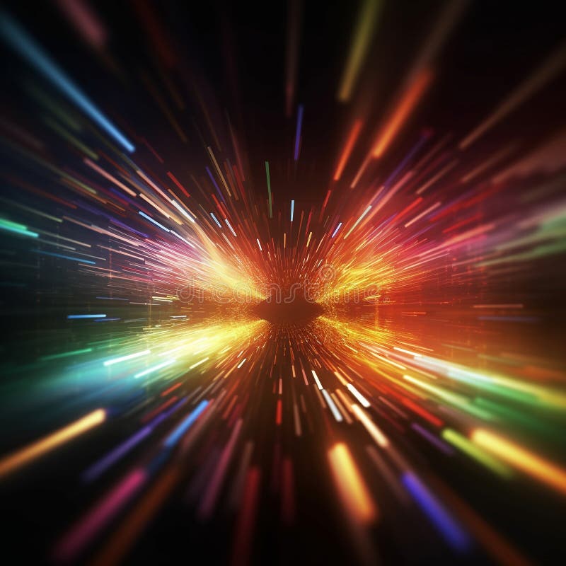 Colorful Line Line Splash Explosion. Abstract Stock Image - Image of ...