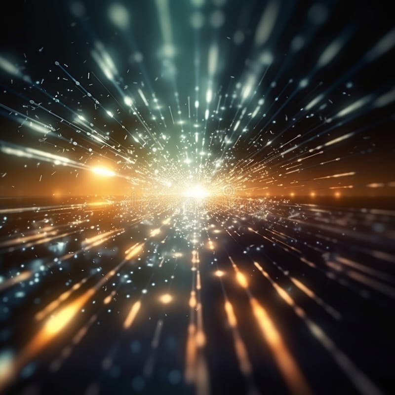 Colorful Line Line Splash Explosion. Abstract Stock Photo - Image of ...