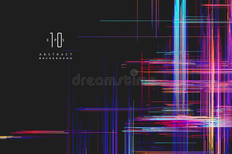 Colorful Lines Constitute an Abstract Background, Vector Graphic Stock ...