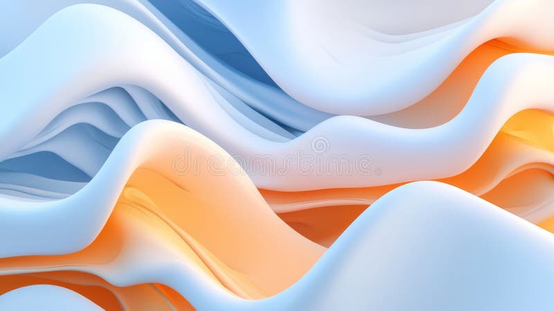 Colorful Lines and Graphs Represent Abstract Digital Data. Stock Photo ...