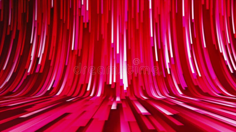 Colorful Lines Move in Curved Stream. Motion. Background of Bright ...