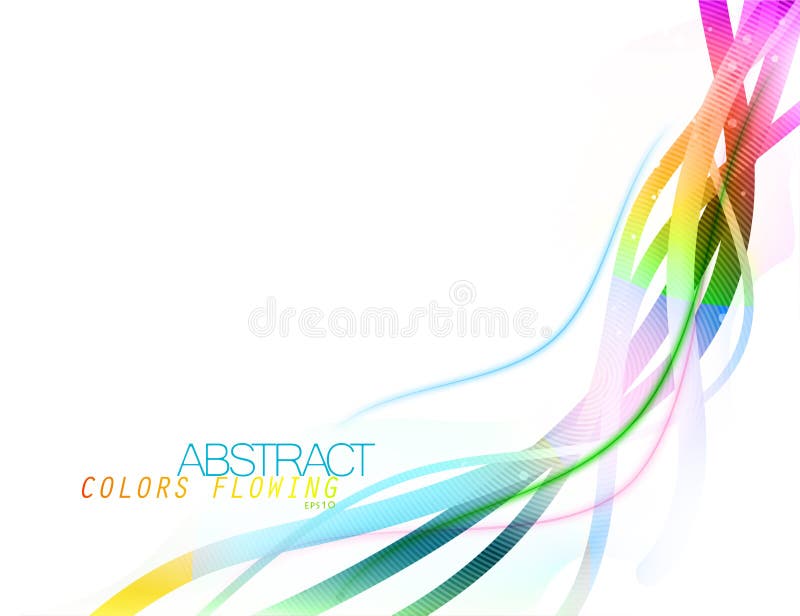 Colorful Lines Shape Scene Vector Concepts Stock Vector - Illustration ...