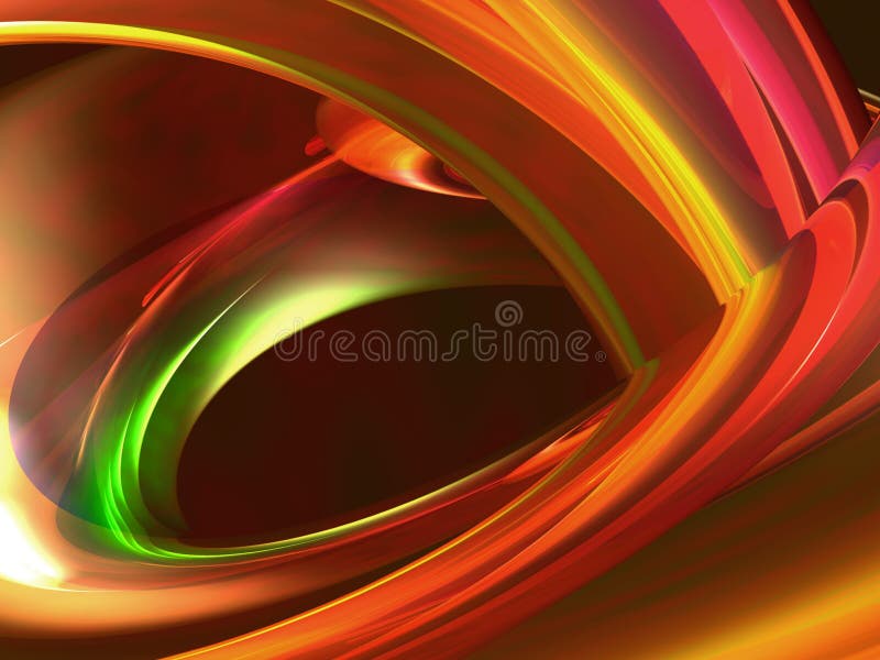 Colorful liquid abstract stock illustration. Illustration of spiral ...