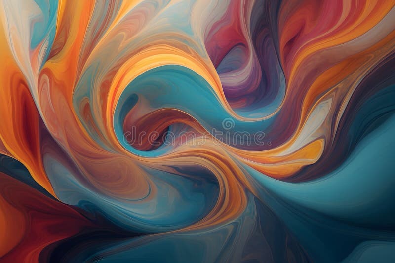 A Colorful Liquid Diffusion Style Abstract Stock Photo - Image of ...