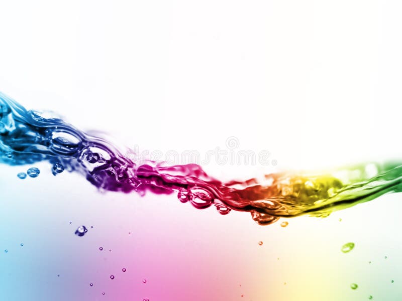 Colorful liquid in motion stock image. Image of light - 9824123
