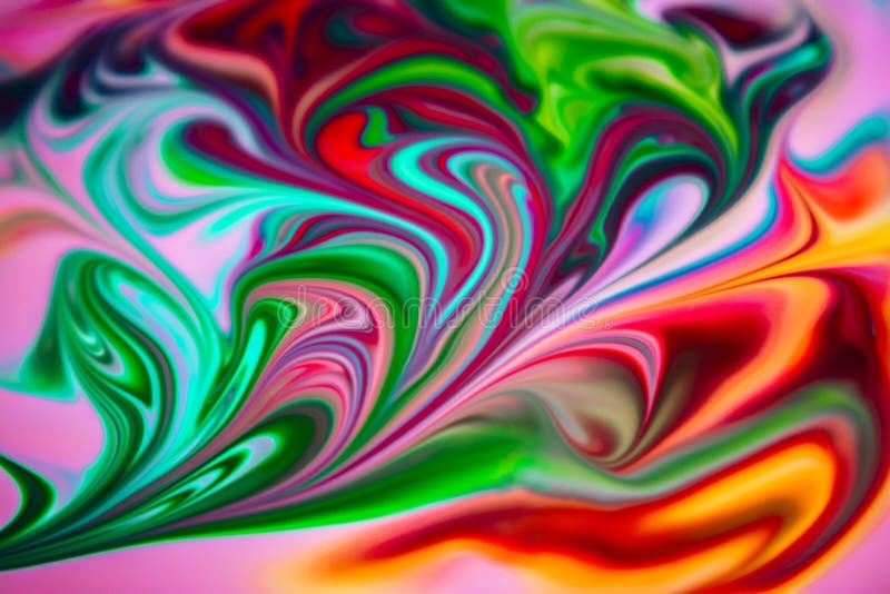 Abstract Colors Mixed Together Stock Photo - Image of shapes, magical ...